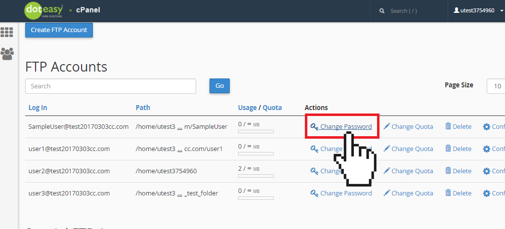 Modify FTP Account (Changing Passwords and Quota) | Doteasy Web Hosting ... Modify FTP Account (Changing Passwords and Quota) | Doteasy Web Hosting ...